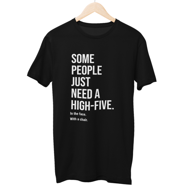 Need A High Five Regular Unisex T-Shirt – Shuflz
